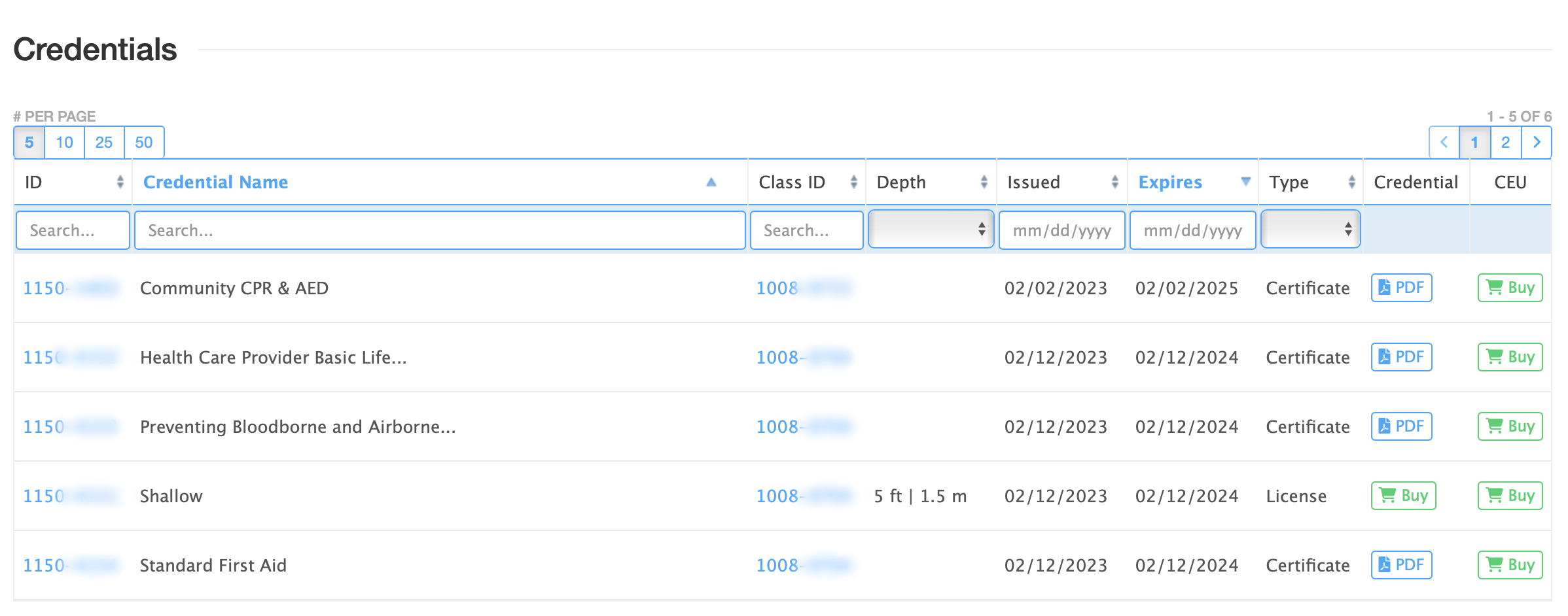 How do I access my training history and certifications? – Pectora